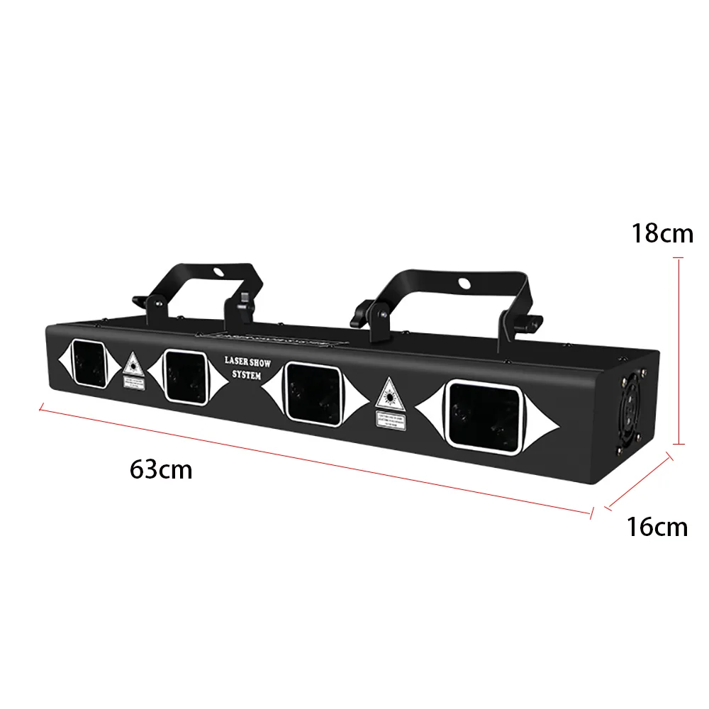 TOP PRO 4 HEAD DISCO STAGE LASER LIGHT