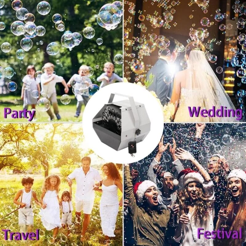 TOP BUBBLE MACHINE FOR DJ DISCO PARTY WITH REMOTE BEST 60W