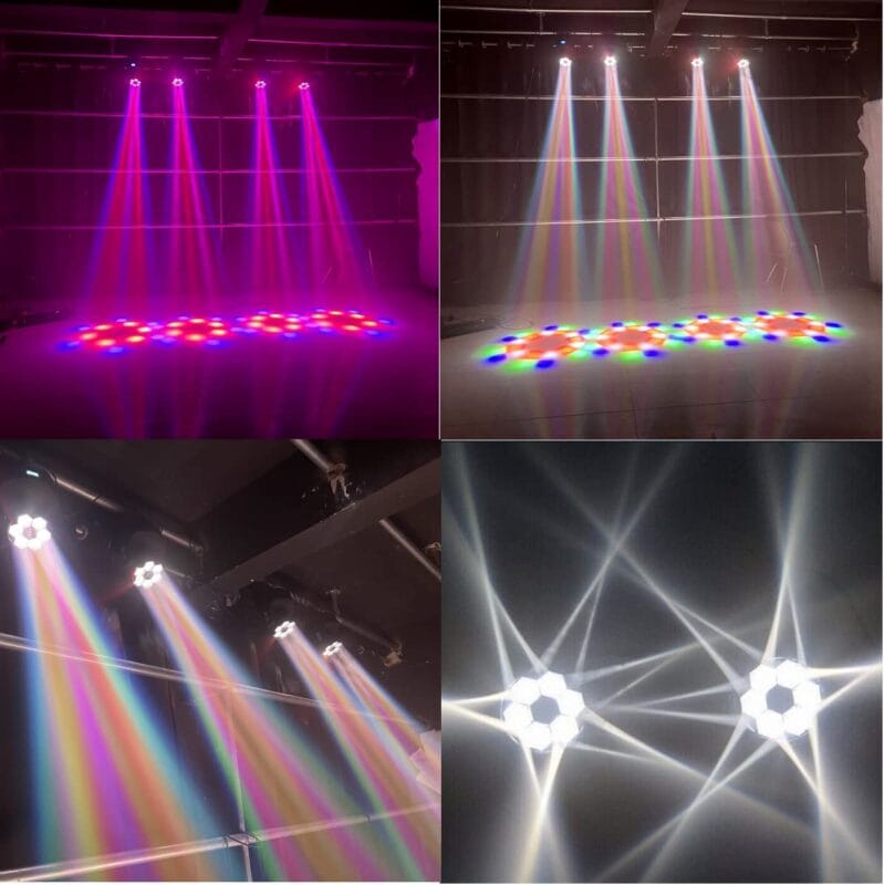BEST MINI BEE 6 EYE RGBW MOVING STAGE LIGHT