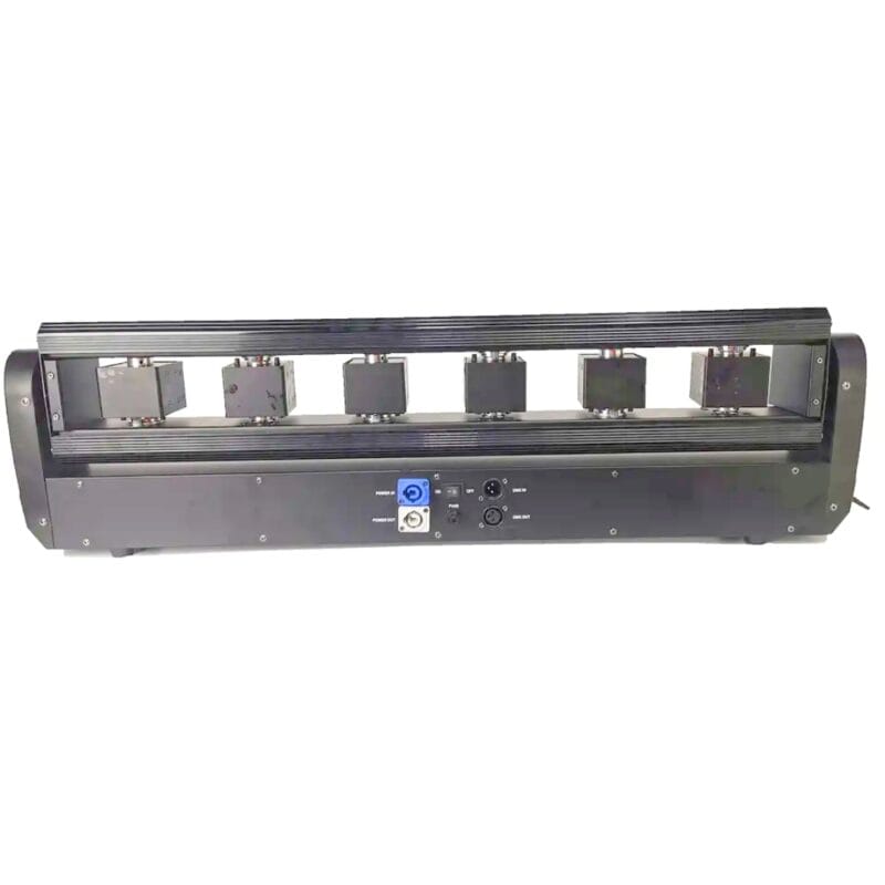 TOP PRO 6 HEAD RED COLOR DJ MOVING LASER LIGHT