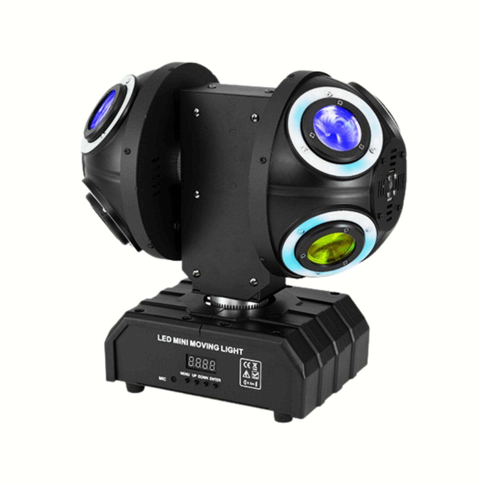 TOP PRO DOUBLE MOVING HEAD 12P LED LASER LIGHTS
