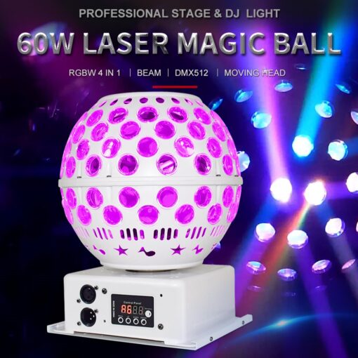 ROTATING LED MAGIC BALL LIGHT 60W - TOP PRO SOUND