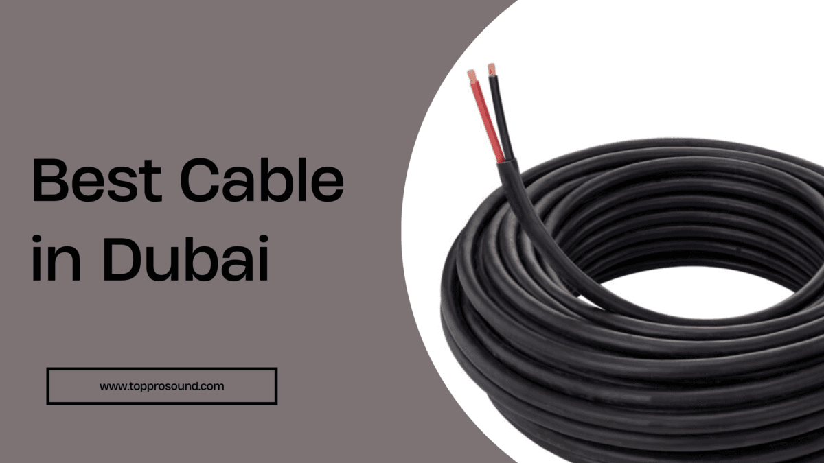 Choose Your Best Microphone Cable in Dubai - TOP PRO SOUND