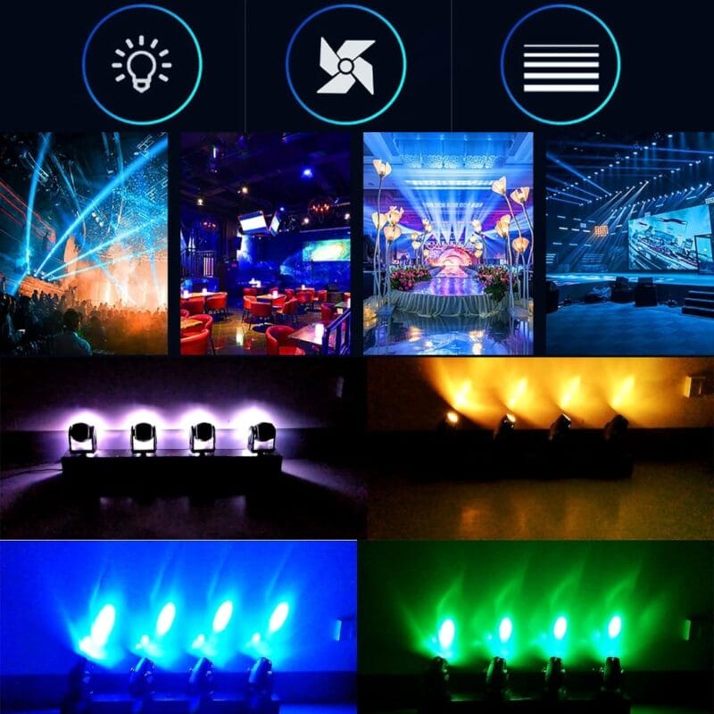 TOP PRO 4 Head LED Beam Moving DJ Light