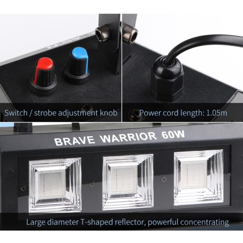 TOP PRO 60W RGB MINI LED STROBE LIGHT