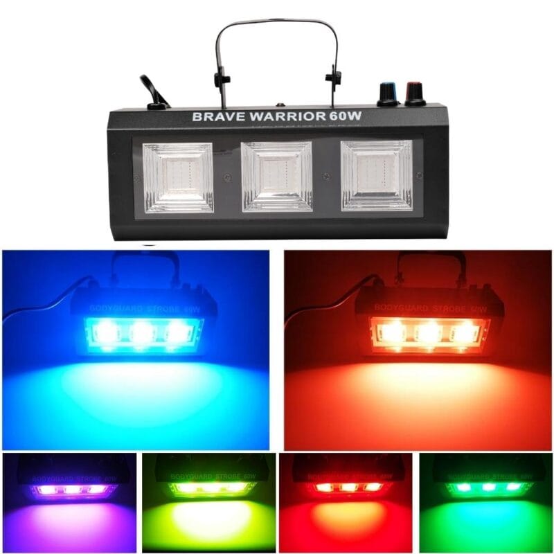 TOP PRO 60W RGB MINI LED STROBE LIGHT