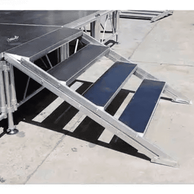 BEST TOP PRO Adjustable Height Aluminium Stage Stair 4 Steps - TOP PRO ...